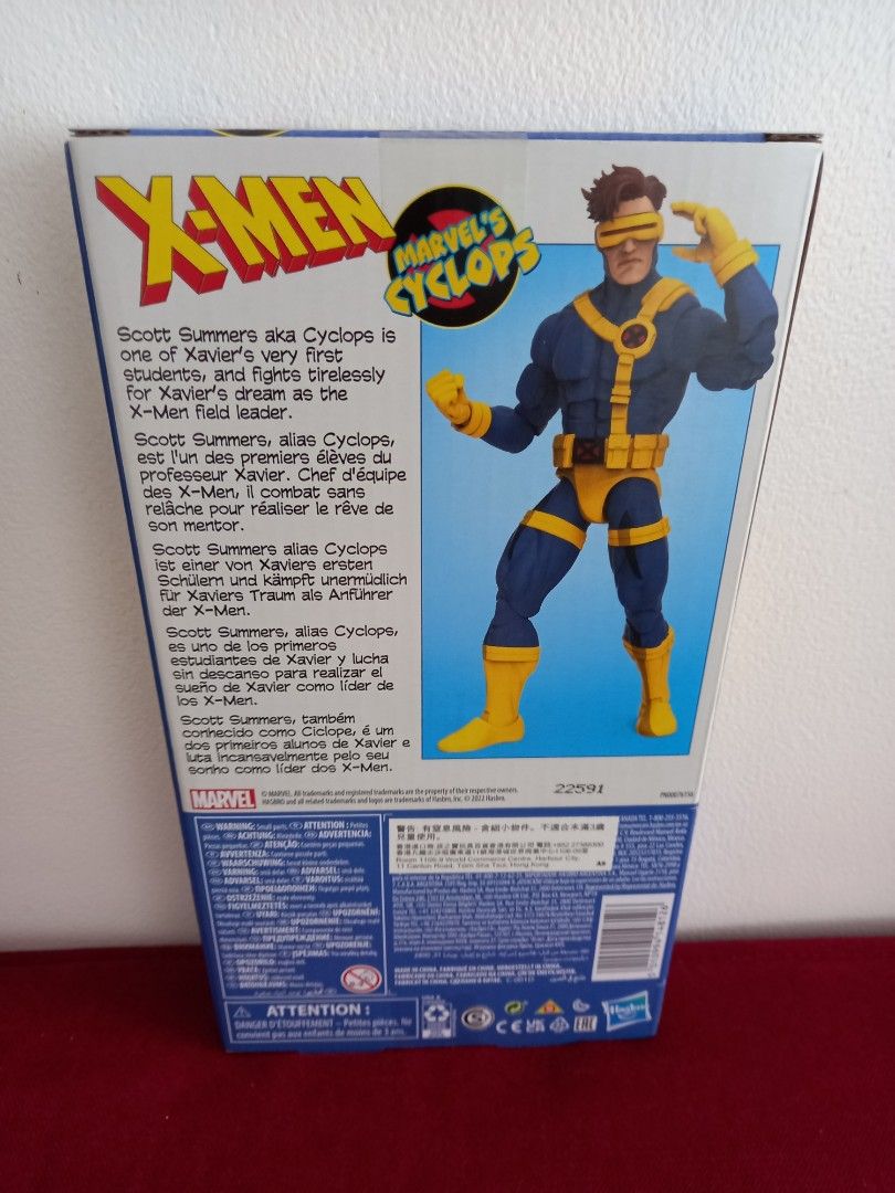 Marvel Legends VHS Animated Series Cyclops, Hobbies & Toys, Toys ...