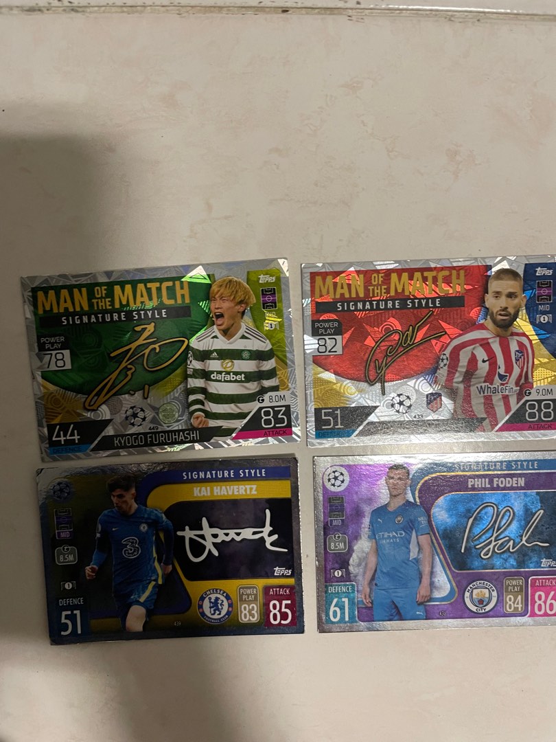 Match Attax Signature Cards, Hobbies & Toys, Toys & Games on Carousell