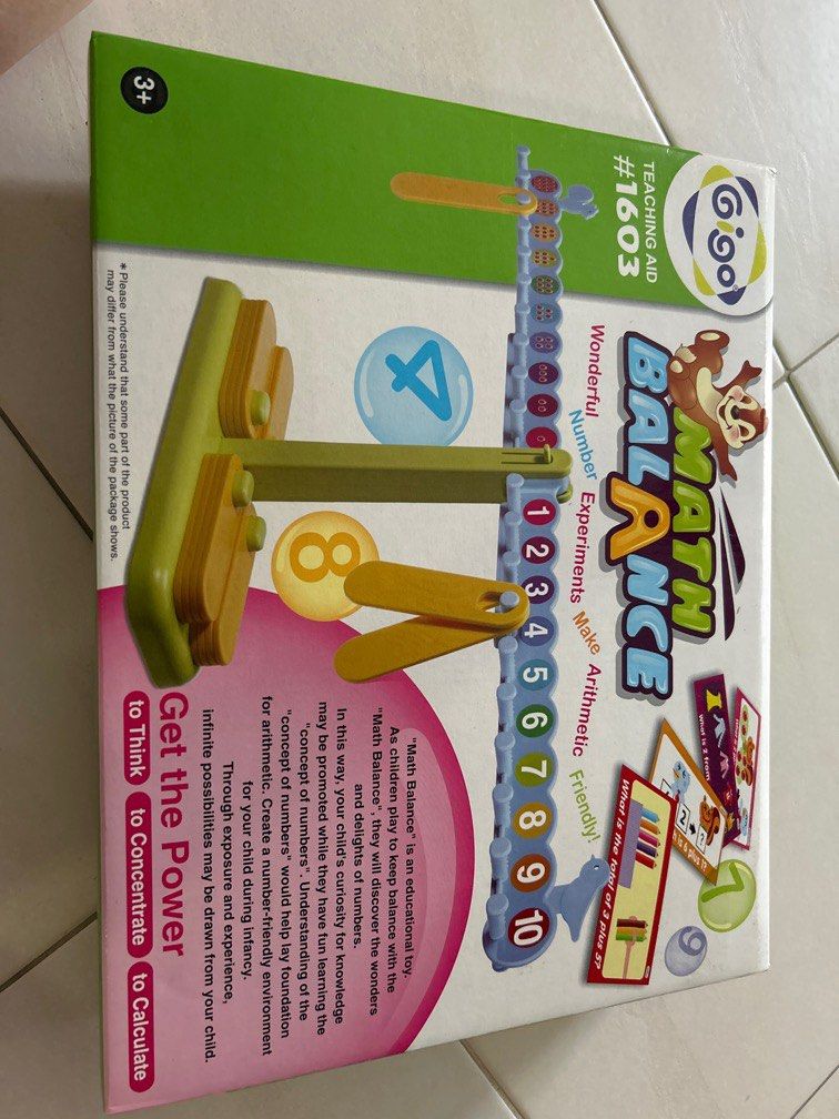 Math Balance Teaching Aid, Hobbies & Toys, Toys & Games on Carousell
