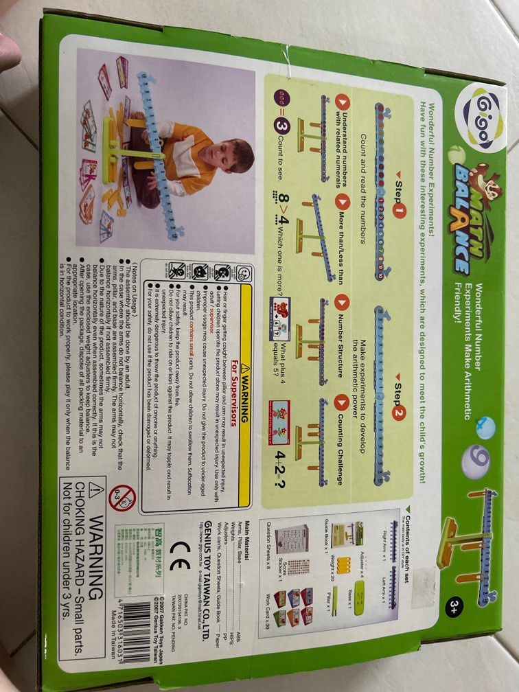 Math Balance Teaching Aid, Hobbies & Toys, Toys & Games on Carousell