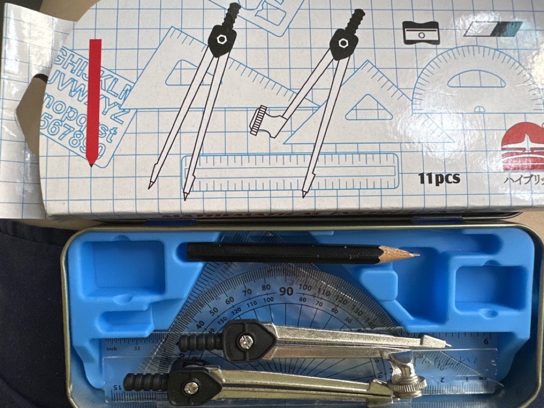 Mathematical instruments, Hobbies & Toys, Stationery & Craft ...