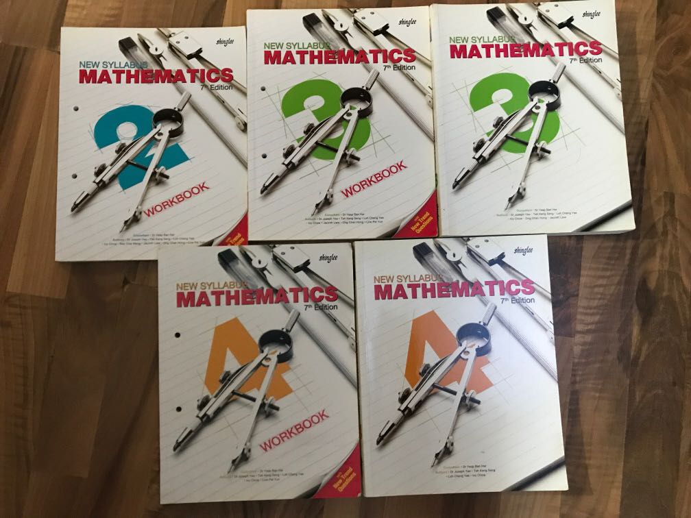 Mathematics 7th edition 2,3,4 textbooks & workbooks (Shinglee), Hobbies ...