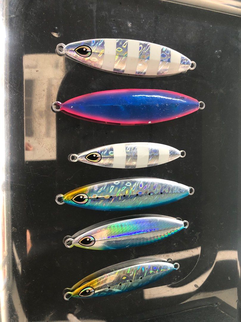 Metal Jigs Slow Pitch Jigging Assorted, Sports Equipment, Fishing on ...