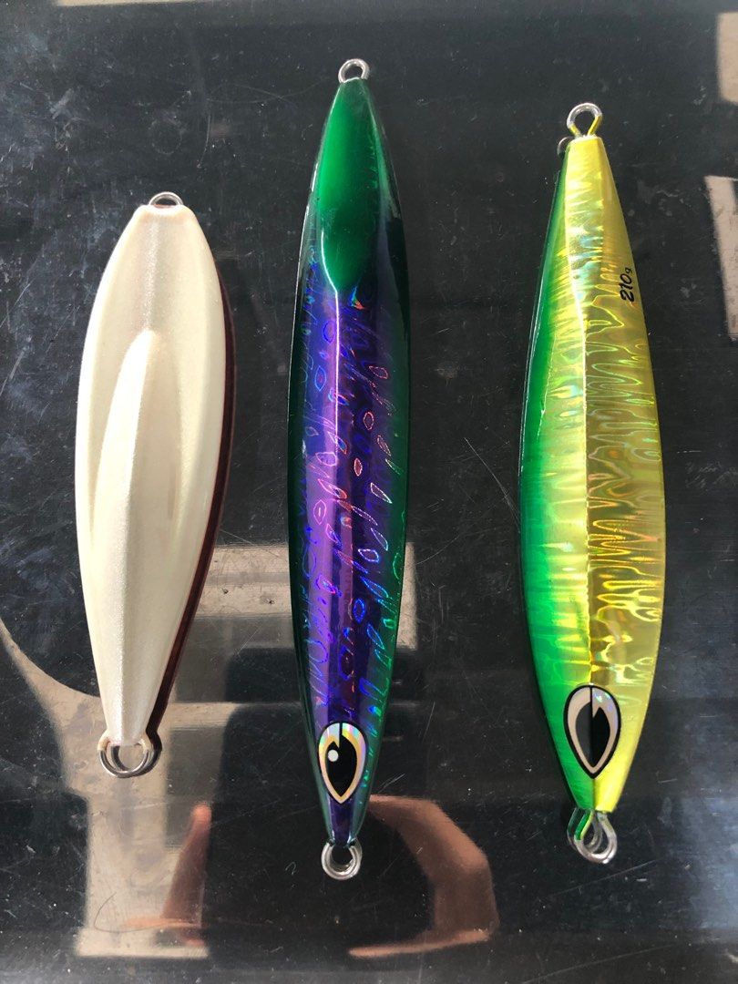 Metal Jigs Slow Pitch Jigging Assorted, Sports Equipment, Fishing on ...