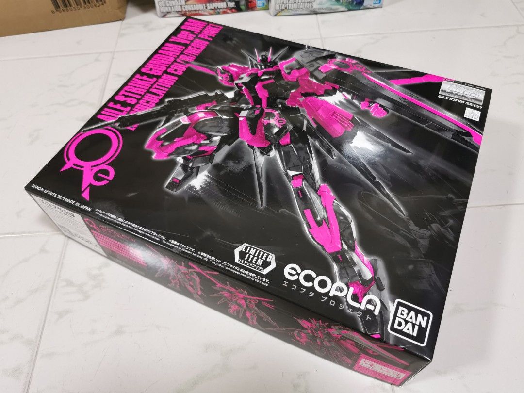 MG Aile Strike Gundam Ver RM Recirculation Color Neon Pink Ecopla ...