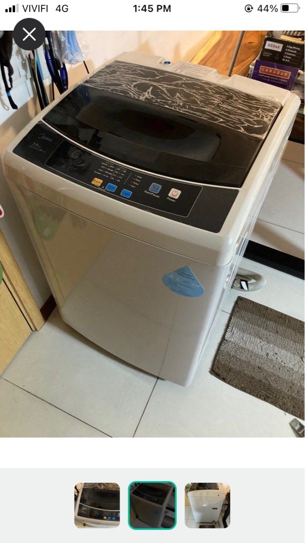 Midea 7kg washing machine, TV & Home Appliances, Washing Machines and ...