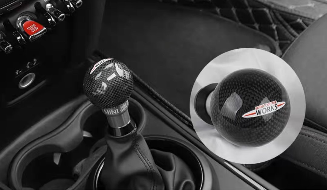 Mini Cooper Mini One JCW Carbon Fibre Gear Knob, Car Accessories ...
