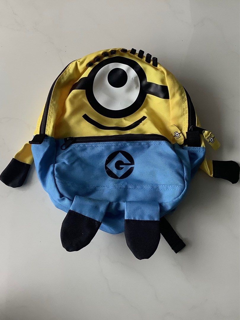 Minion Backpack, Babies & Kids, Babies & Kids Fashion on Carousell