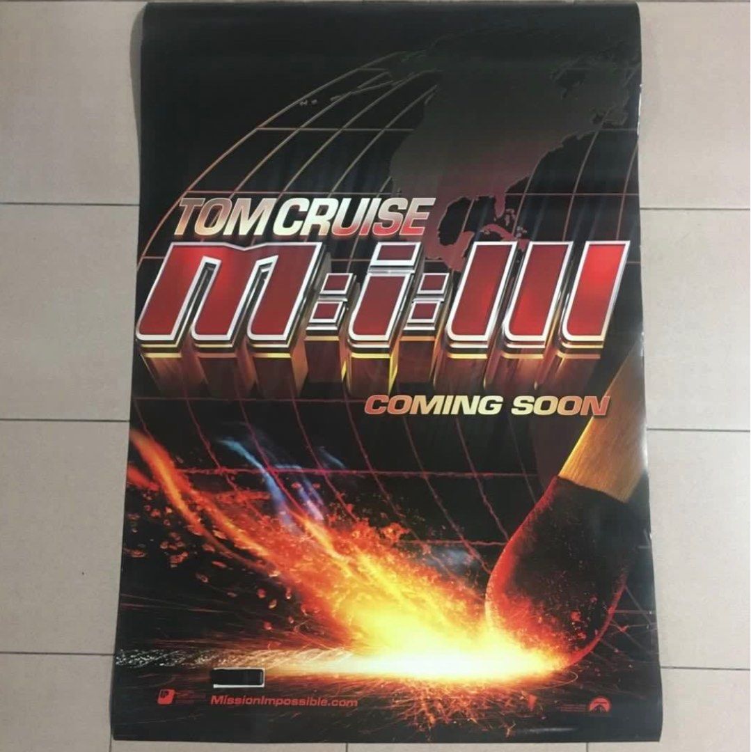 MISSION IMPOSSIBLE III MOVIE OFFICIAL THEATRICAL ONE-SHEET POSTER (27 x ...