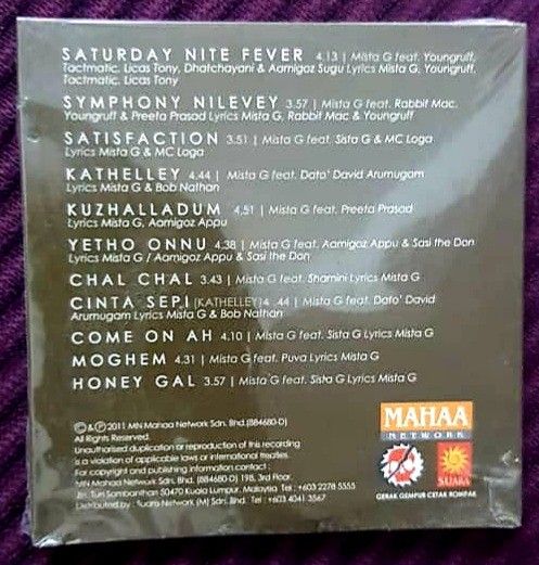 MISTA G - ARPANAM, Hobbies & Toys, Music & Media, CDs & DVDs on Carousell