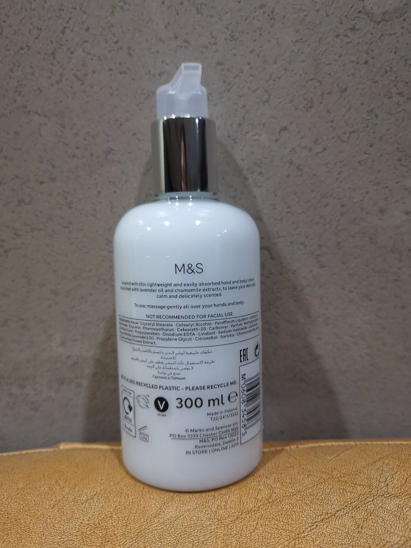 M&S HAND AND BODY LOTION, Beauty & Personal Care, Bath & Body, Body ...
