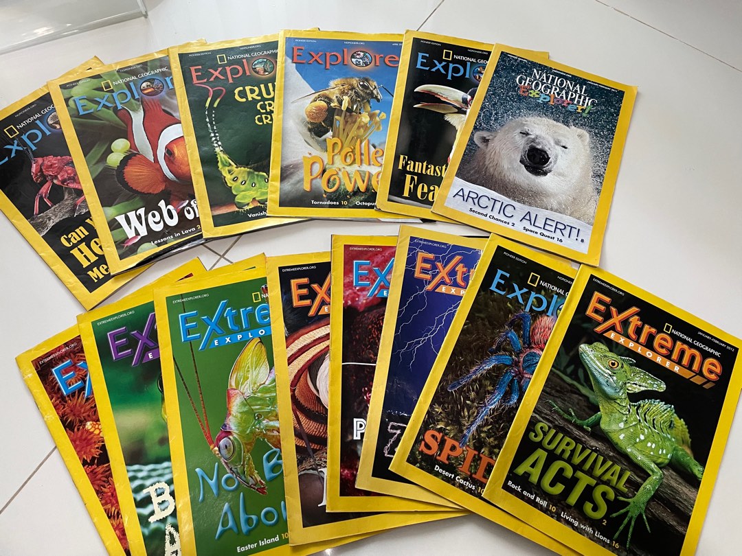 National Geographic explorer (14 copies), Hobbies & Toys, Books ...