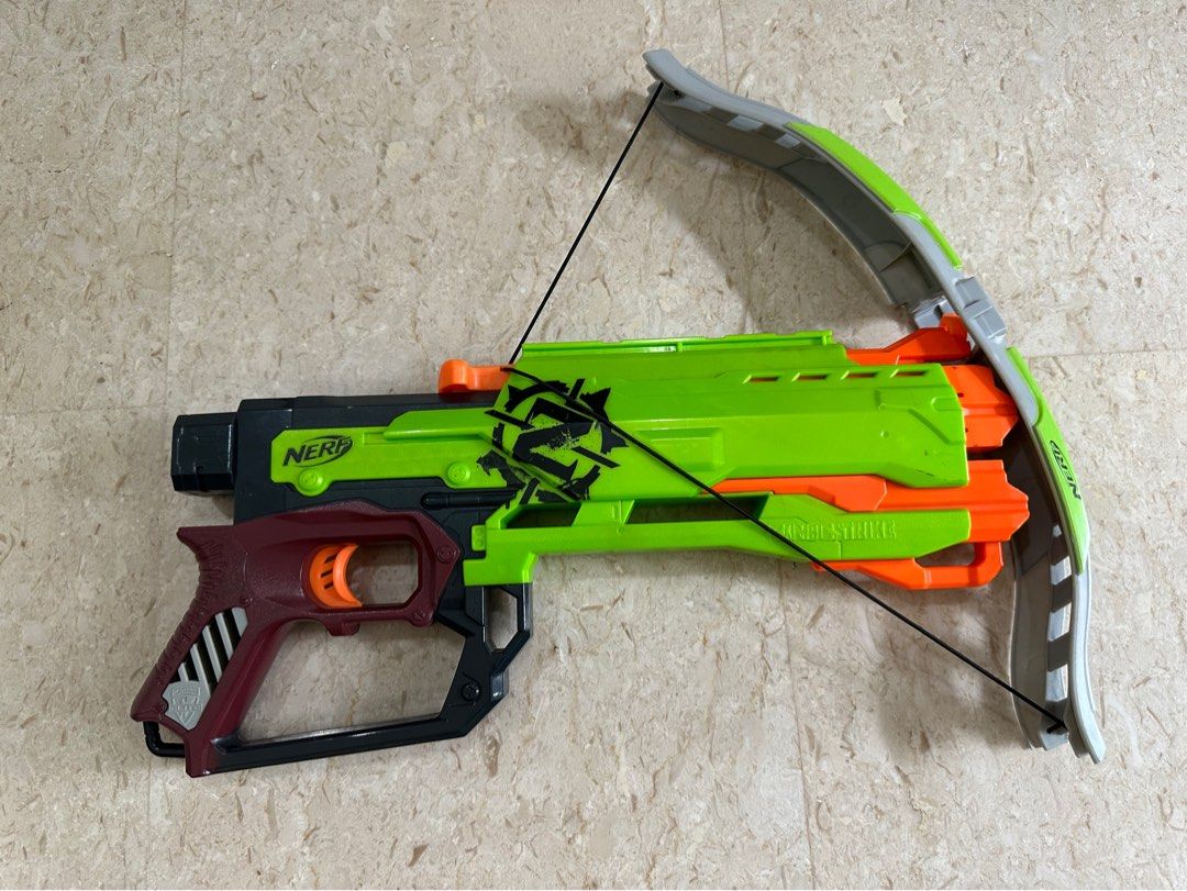 Nerf Zombie Crossfire Bow Dart Blaster, Hobbies & Toys, Toys & Games on ...