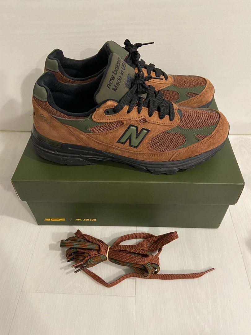New Balance 993 ald Aime Leon Dore Beef and broccoli, Men's Fashion ...
