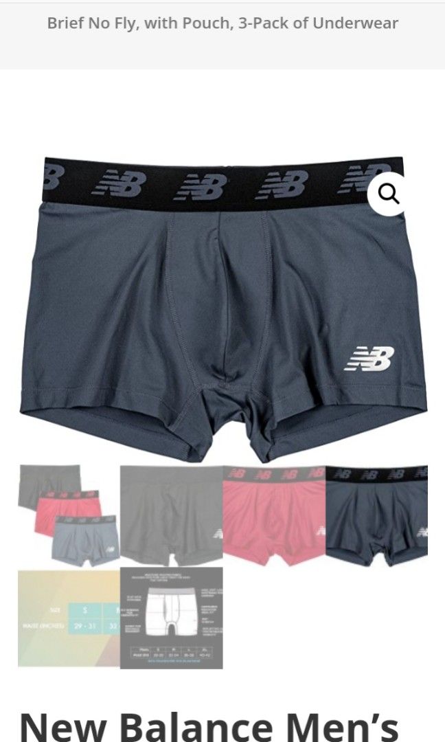 New balance boxer briefs, Men's Fashion, Bottoms, Underwear on Carousell