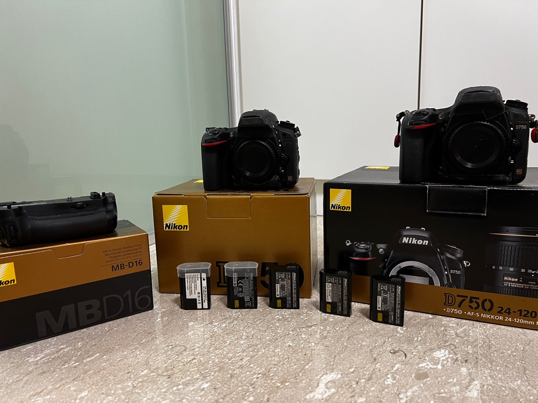 Nikon D750 Full Frame DSLR Camera Full Kit, Photography, Cameras on ...
