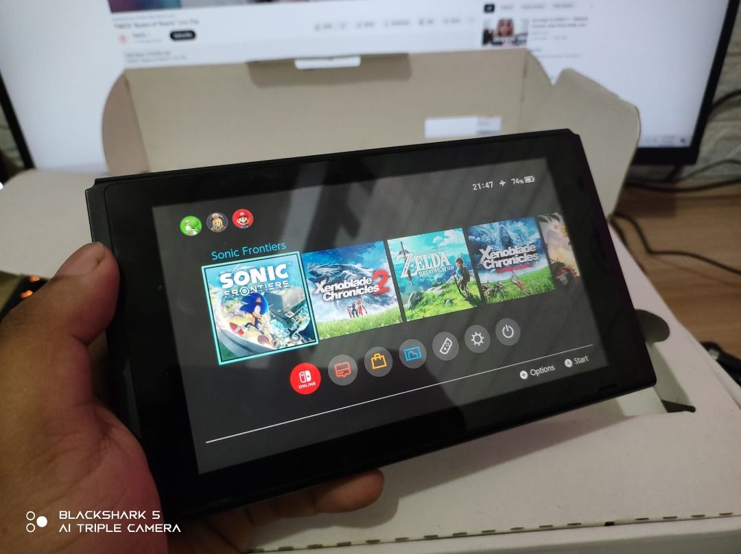 Nintendo Switch V1 Unpatched 128GB Complete, Video Gaming, Video Game ...