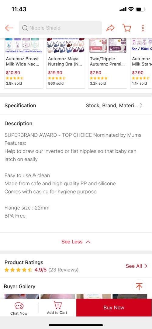 Nipple Puller, Babies & Kids, Maternity Care on Carousell