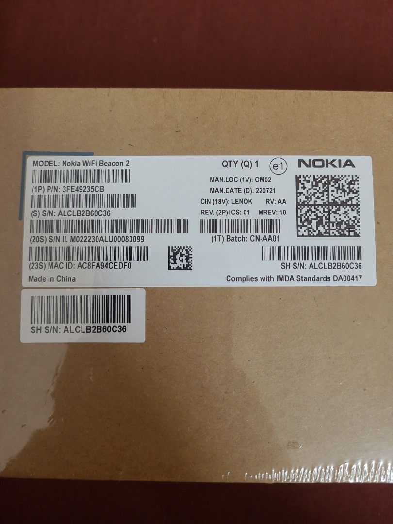 Nokia WiFi Beacon 2 Router (BNIP), Computers & Tech, Parts ...