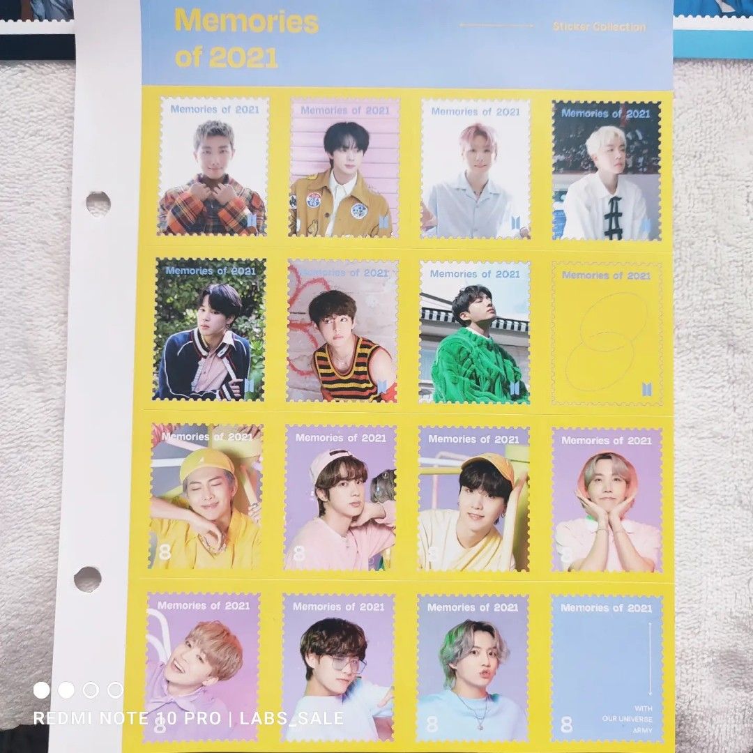 [Official] BTS Postage Stamp Jimin Photofolio, We Photo-folio, Memories ...