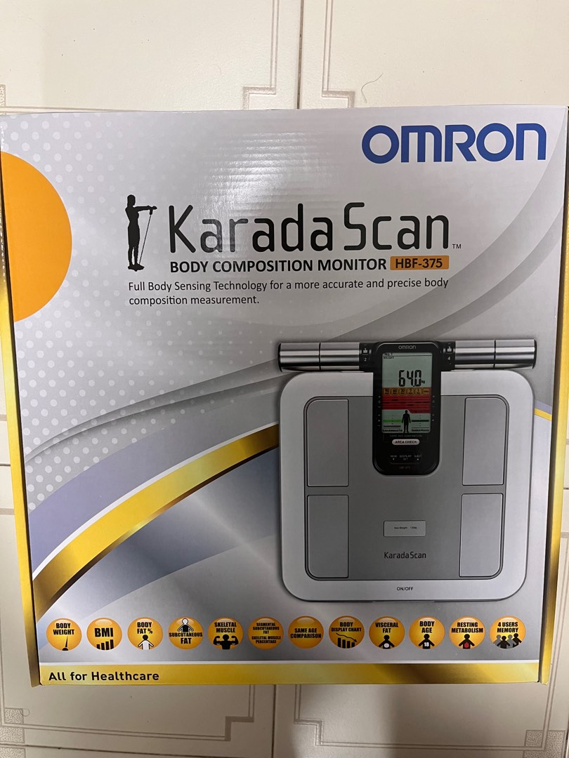 OMRON Karada Scan HBF-375, Health & Nutrition, Health Monitors ...