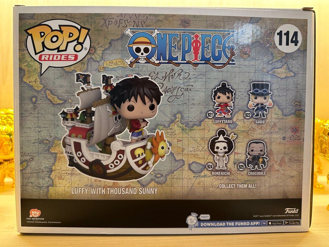 One Piece: 114 Luffy with Thousand Sunny, Hobbies & Toys, Toys & Games on Carousell
