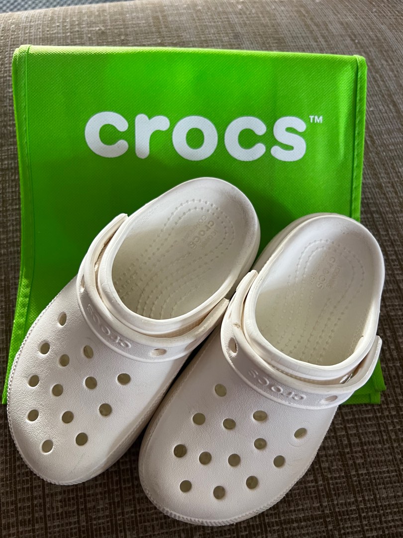 Original Crocs platform - Size C13, Babies & Kids, Babies & Kids ...