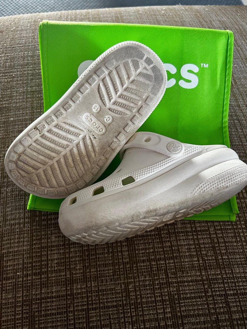 Original Crocs platform - Size C13, Babies & Kids, Babies & Kids ...