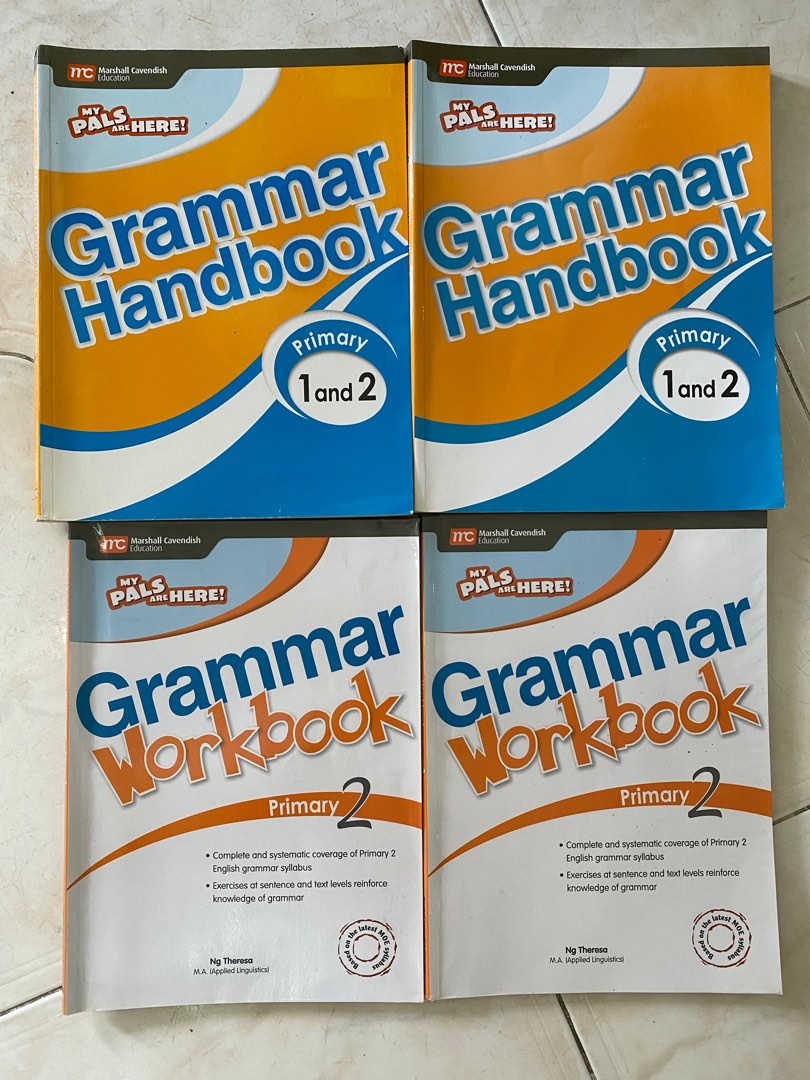 P1 and p2 grammar handbook, p2 grammar workbook, p2 primary textbooks ...