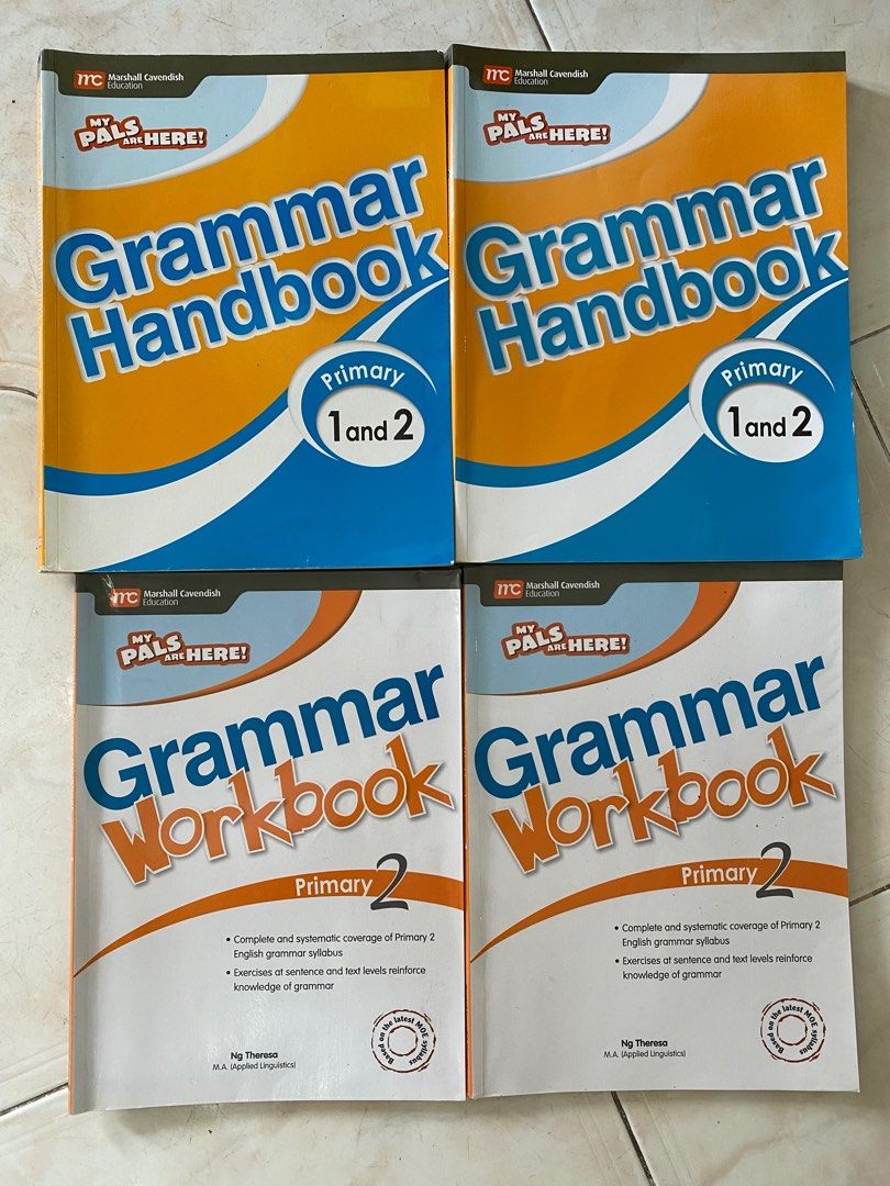 P1 and p2 grammar handbook, p2 grammar workbook, p2 primary textbooks ...