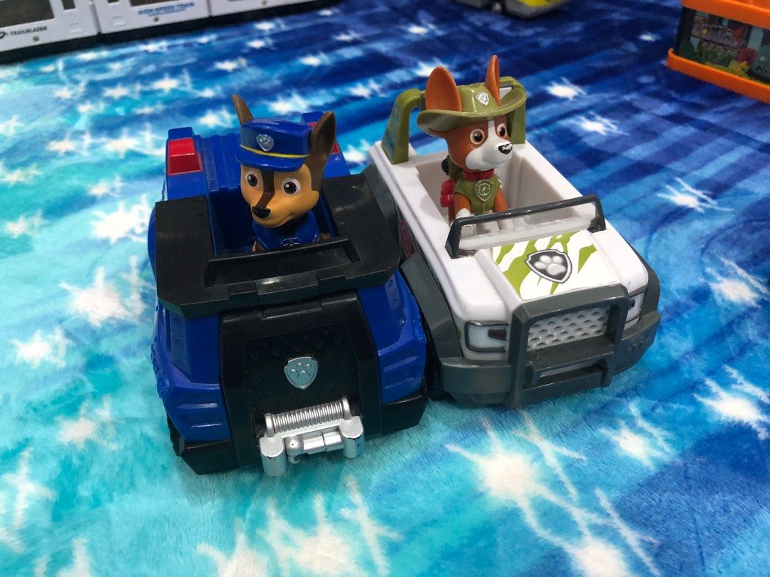 Paw Patrol Chase and Tracker Vehicle, Hobbies & Toys, Toys & Games on ...