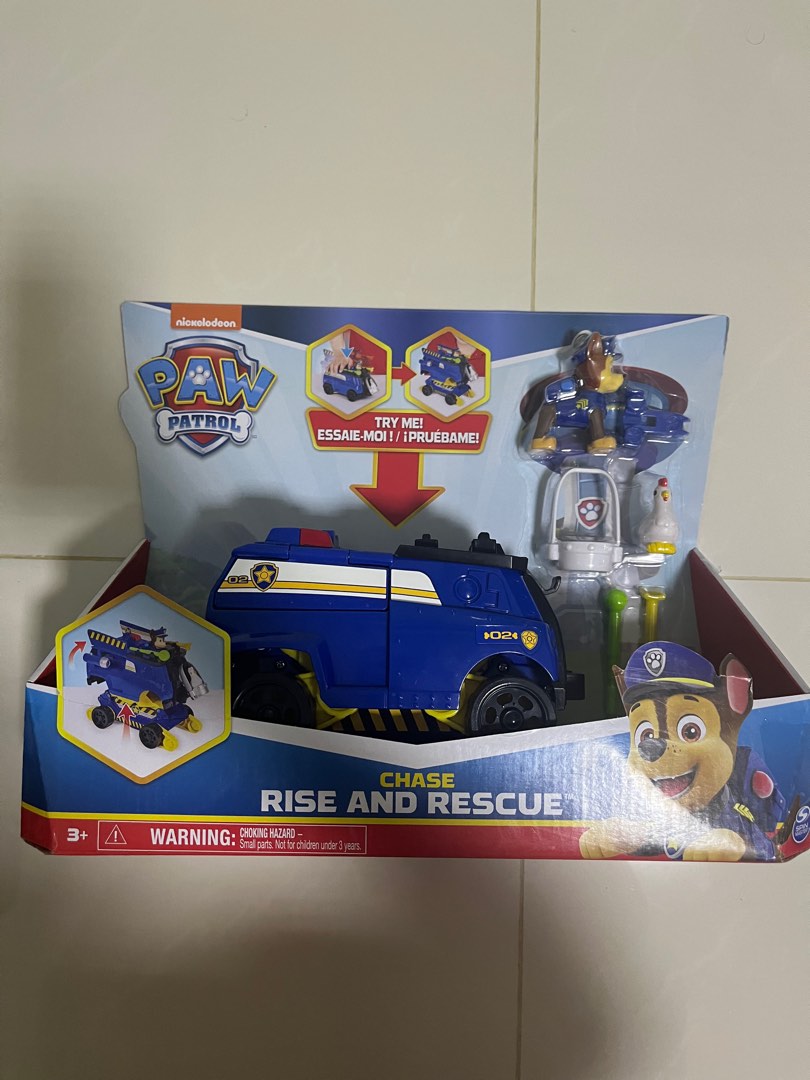 Paw Patrol Chase Ride & Rescue, Hobbies & Toys, Toys & Games on Carousell