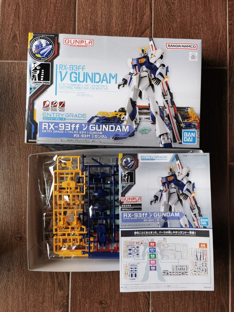 PBandai RX-93ff Nu Gundam EG Entry Grade, Hobbies & Toys, Toys & Games on Carousell