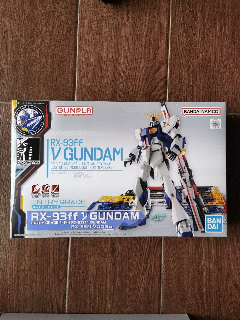 PBandai RX-93ff Nu Gundam EG Entry Grade, Hobbies & Toys, Toys & Games on Carousell