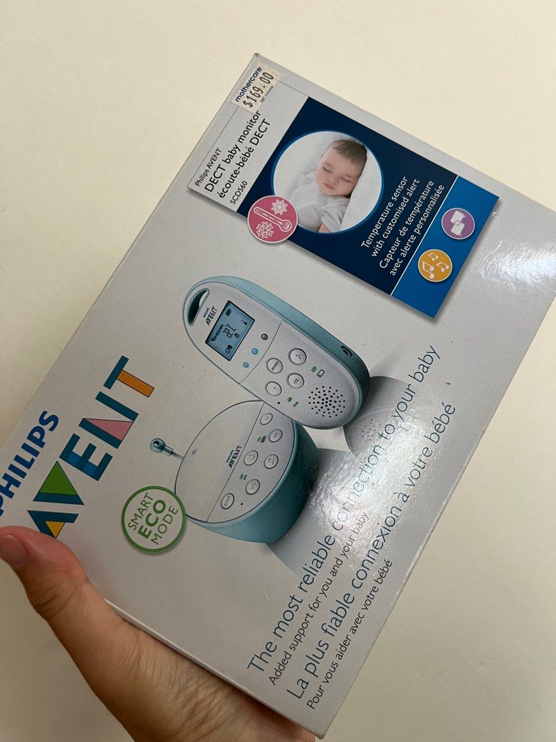 Philips Avent Baby Monitor SCD560, Babies & Kids, Baby Monitors on ...