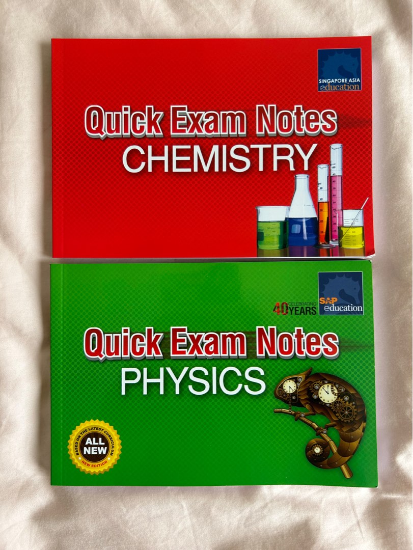 Physics and Chemistry Quick Exam Notes, Hobbies & Toys, Books ...