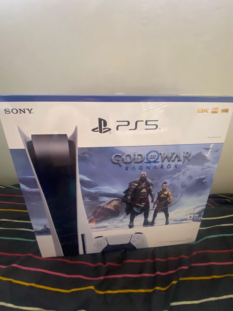 Playstation 5 GoW Ragnarok Bundle - Disc. version, Video Gaming, Video ...