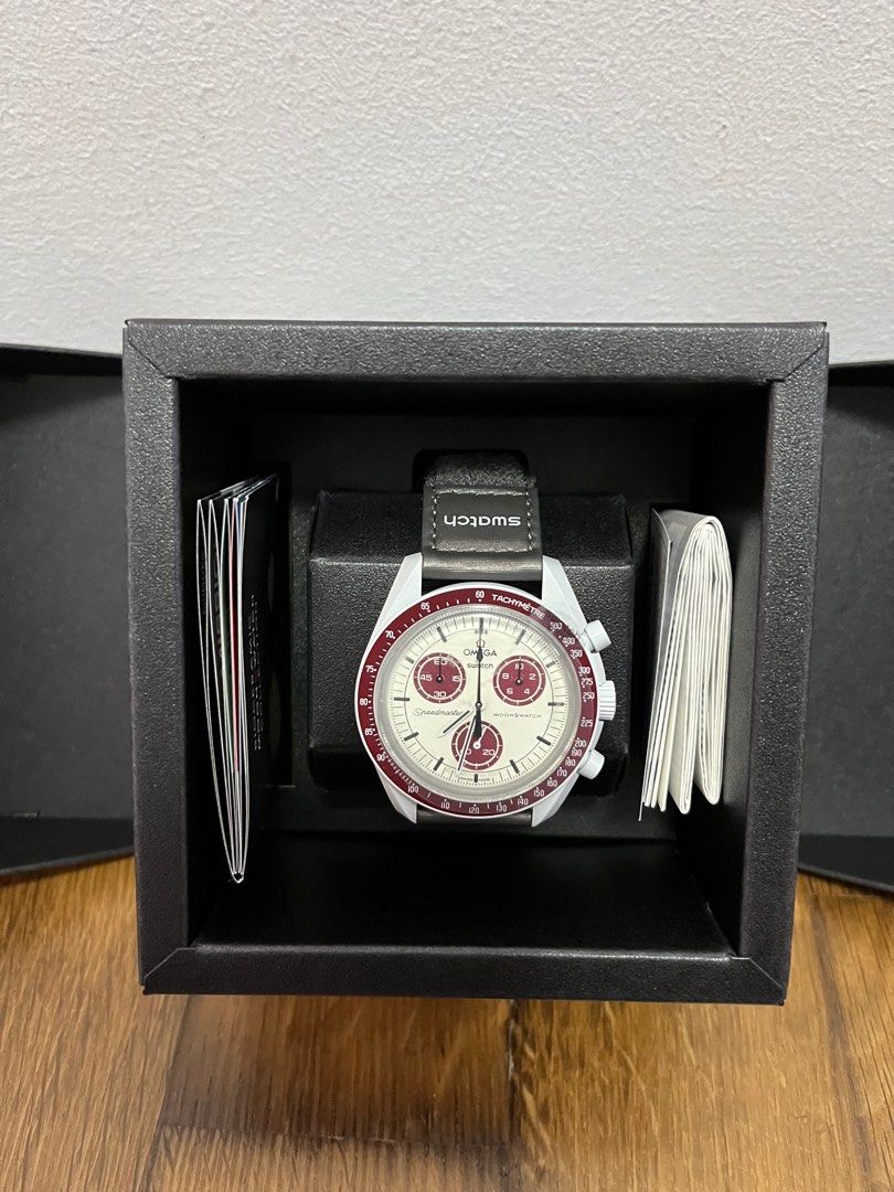 (Pluto, Uranus) Swatch x Omega Bioceramic Moonswatch, Men's Fashion ...