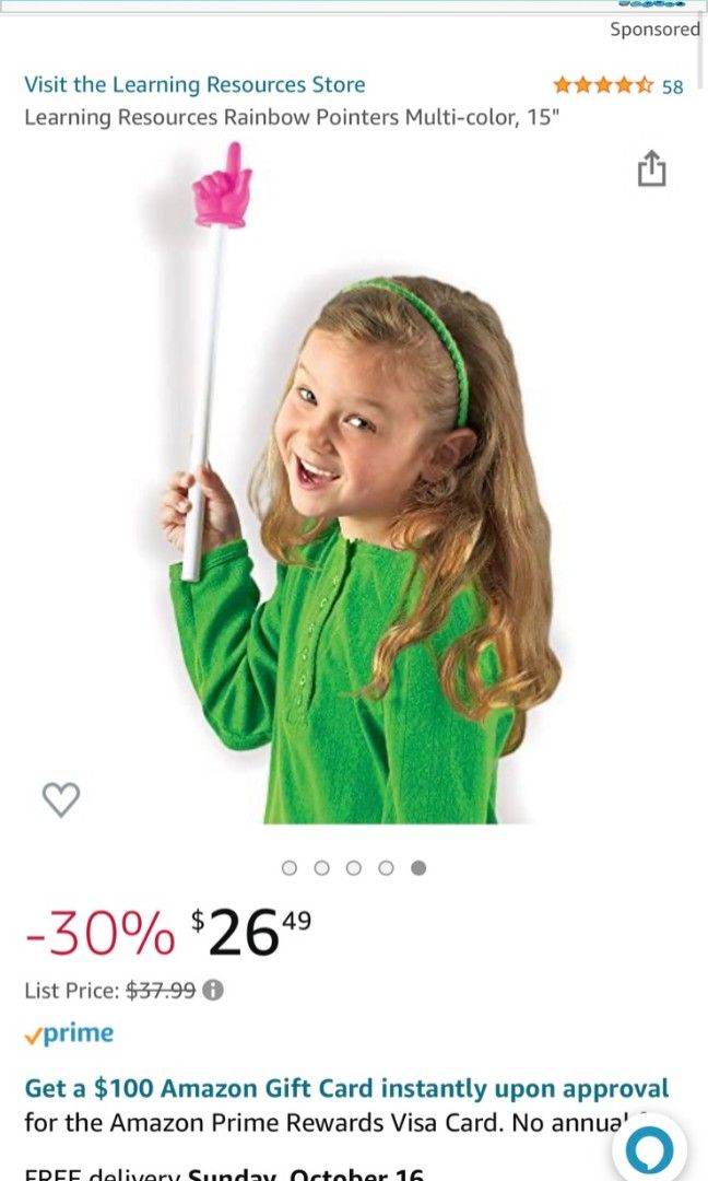 Pointer Finger Learning Resource Counter Hand, Babies & Kids, Infant ...