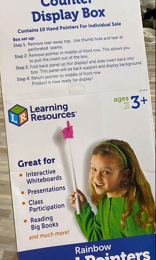 Pointer Finger Learning Resource Counter Hand, Babies & Kids, Infant ...