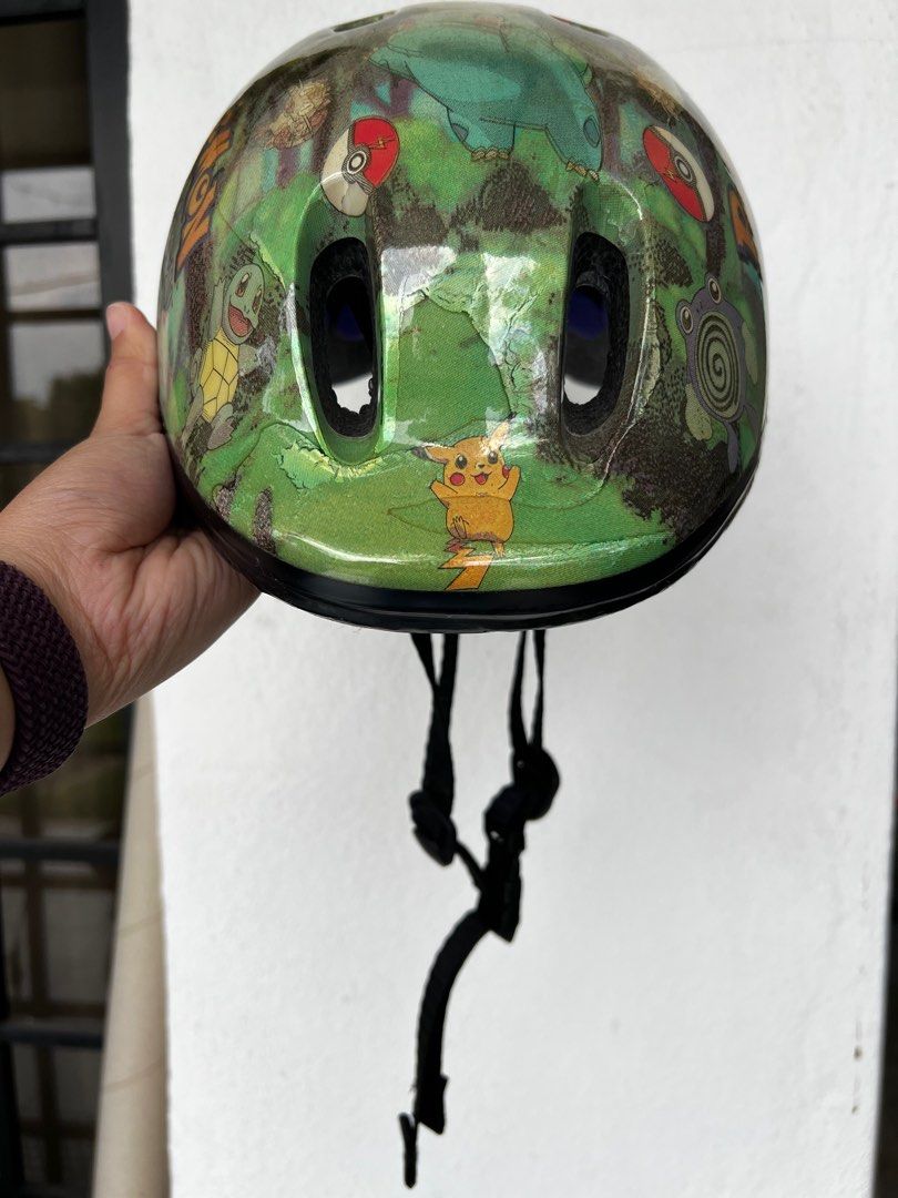 POKEMON Helmet - For Kids ! 😃, Sports Equipment, Other Sports Equipment ...