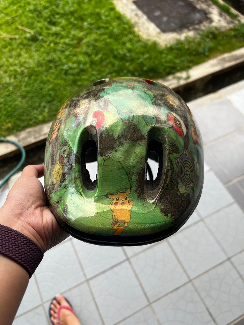 POKEMON Helmet - For Kids ! 😃, Sports Equipment, Other Sports Equipment ...