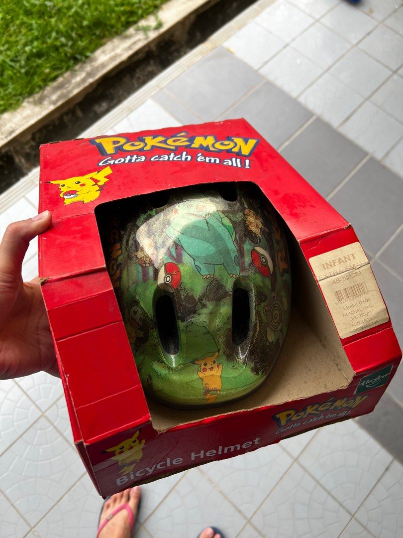 POKEMON Helmet - For Kids ! 😃, Sports Equipment, Other Sports Equipment ...