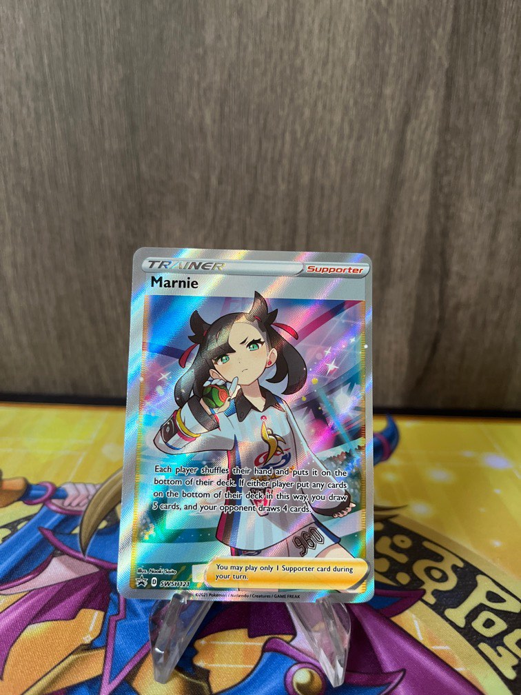 Pokemon Marnie Full Art, Hobbies & Toys, Toys & Games on Carousell