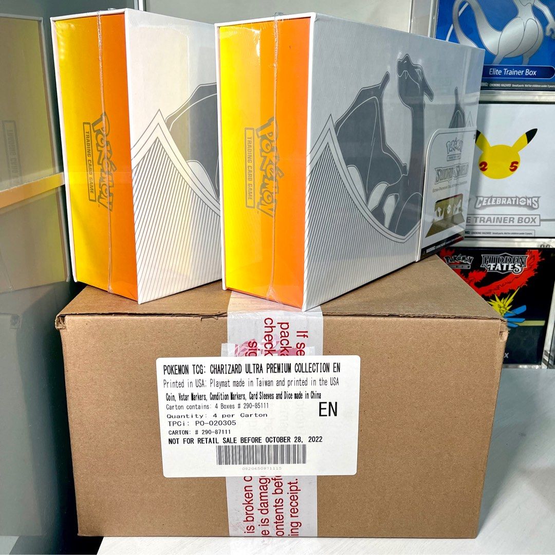 Pokemon TCG Charizard UPC Ultra Premium Collection, Hobbies & Toys ...