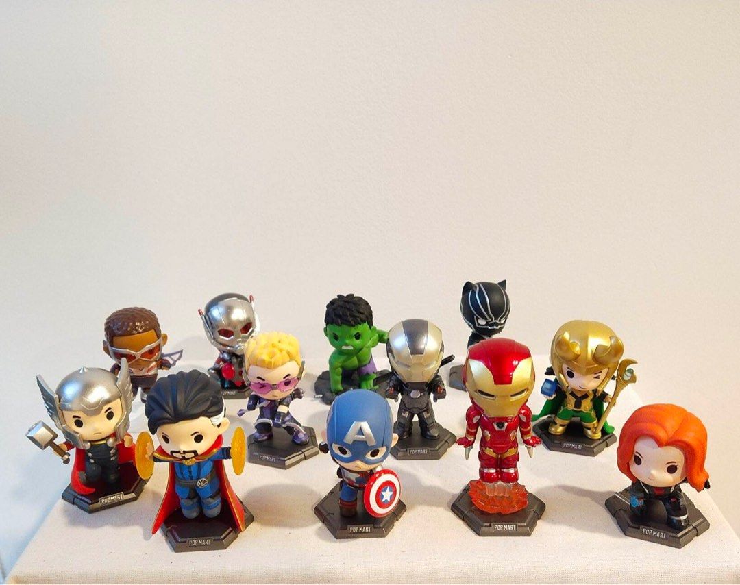 Popmart avengers figures set, Hobbies & Toys, Toys & Games on Carousell