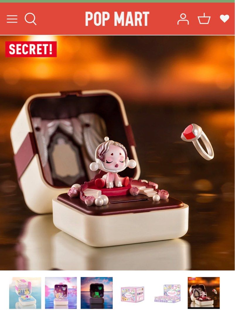 Popmart Romantic Ring Box Secret Skullpanda, Hobbies & Toys, Toys ...