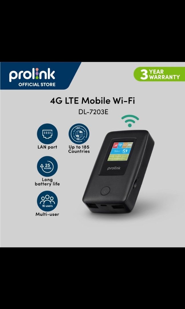 Prolink Portable Wifi Router Computers And Tech Parts And Accessories Networking On Carousell