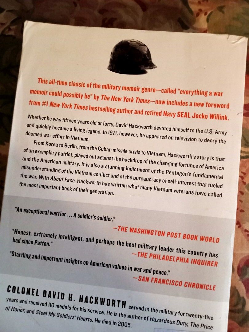 RARE! About Face: The Odyssey of an American Warrior by Col. David H ...