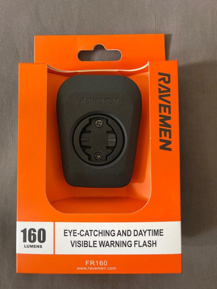 Ravemen FR160 rechargeable front light ( Garmin mount), Sports ...